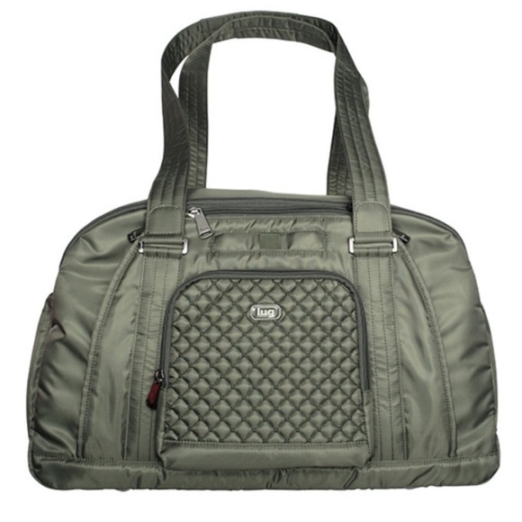 lug | Bags | Lug Propeller Quilted Duffel Bag Wstrap Olive Green Travel ...